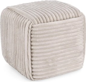 Světle šedý taburet Cube – Bizzotto