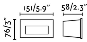 FARO 70288 - LED Vestavné svítidlo MANI LED/5W/230V IK07 IP65 bílá