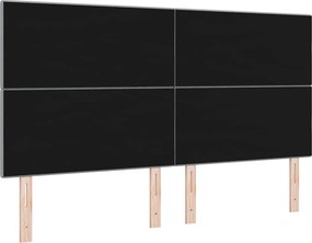 Výškově nastavitelné čelo postele Světle šedá 180 cm textil 3337847