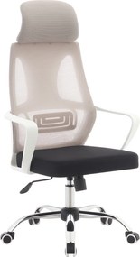 Ergonomická kancelářská židle PULSE - šedá síťovina / černá látka