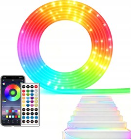 Led pásek Rgb 20 m Ledy 5050 Lišta Rgbw 24V Silná Na Dálkové Ovládání Aplikace