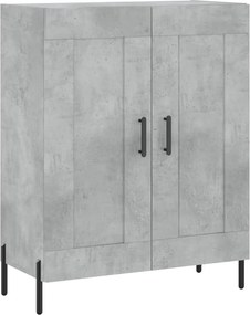 Skříň highboard betonově šedá 69,5x34x180 cm kompozitní dřevo 3199693