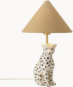 Ručně malovaná stolní lampa z keramiky Leona