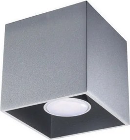 Stropní svítidlo SOLLUX Quad 1 GU10 1x40W bez zdroje SL.0024 šedá
