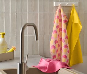 Tchibo - Utěrky na nádobí - barva: růžová
