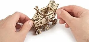 Ugears 3D dřevěné mechanické puzzle Bugina z Marsu / od 14 let / 95 dí