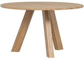 WOOOD Jídelní stůl RHONDA Ø129 cm dub