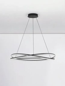 Designový lustr Ophelia černá