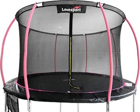Trampolína LEAN Sport Max 426 cm černo-růžová