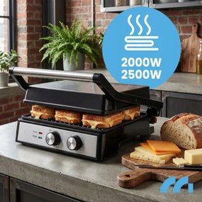 Elektrický kontaktní gril / toustovač XXL 4500W PANINI