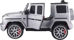LEAN CARS Elektrické autíčko Mercedes G63 S306-1 stříbrné