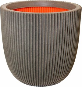 Capi Nature Groove NL Planter Ball Warm Taupe Ø 54 cm / V 52 cm