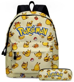 2-dílný set ŠKOLNÍ BATOH + PENÁL na motivy oblíbených postaviček "Pokémon" Barva: sada 2 ks - 4