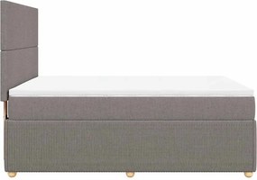 Box spring postel s matrací taupe 140x200 cm textil 3292076