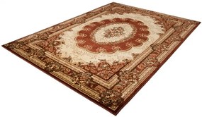 Kusový koberec YESEMEK 5889A Hnědý Rozměr: 150x295 cm