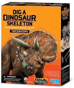 Vykopávka Triceratopse se skládací kostrou