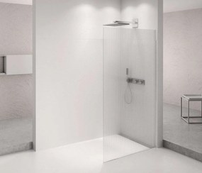 Polysan Architex - Sprchová stěna Walk-In, 116x210 cm, chrom/Flute sklo AXC120FL