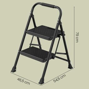 Skládací ocelové schůdky GSLB35202BZ01