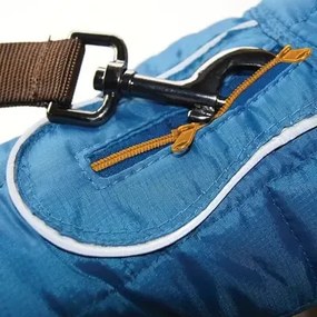 Kurgo® Loft Nepromokavá bunda pro psy Blue/Orange L