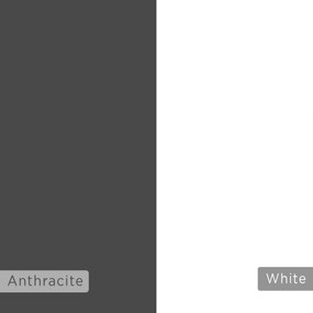 Designový psací stůl HAO, bílý / antracit