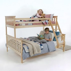 Patrová rozložitelná postel 90/140x200, přírodní, LUINI Kondela 0000235839