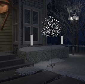 vidaXL Vánoční strom 220 LED světlo třešňový květ 220 cm [51269] Barva: Studená bílá
