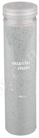 Kreativní svíčka kerzensand 250g + 2 knoty šedá