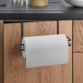 METALTEX Závěsný kovový držák na utěrky, Easy-Roll · LAVA, černý,  35 x 18 x 10 cm