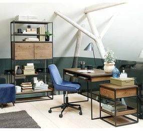 Modrá pracovní židle Unique Furniture Milton