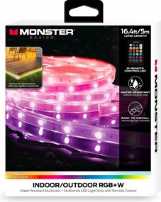 Monster Lightstrip 5 m Vodotěsný Led pásek Rgb IPX6 pro venkovní použití