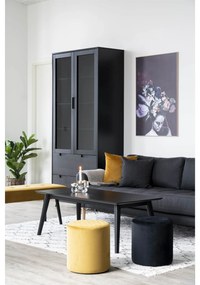 House Nordic Černý pouf EJBY 1501109AA