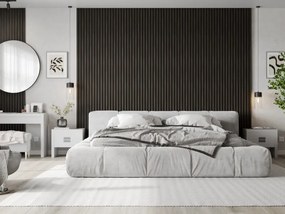 Mexen Lam-B, akustické stěnové lamely 275 × 30 cm, HDF deska 4 mm, technická dýha, ořech stříbřitý, S100-275307-3015-009