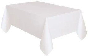 Ubrus na hranatý stůl 180x76 cm (přesah 30 cm) Barva ubrusu: BÍLÁ / WHITE