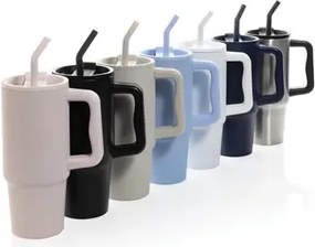XD DESIGN Termohrnek Embrace 900 ml světle modrá / nerezová ocel / dvo
