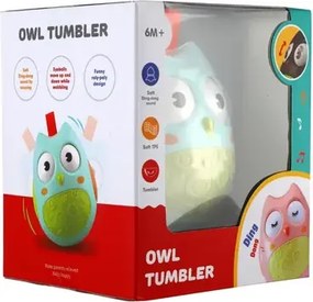 TEDDIES Kolíbací hračka Sova / Se zvukem / Plast / 11 cm / 6m+