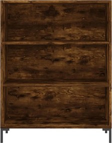 vidaXL Skříň highboard 69,5 x 34 x 180 cm kompozitní dřevo [3196070] Barva: kouřový dub