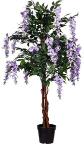 PLANTASIA Umělý strom Vistárie 120 cm, modrofialové květy