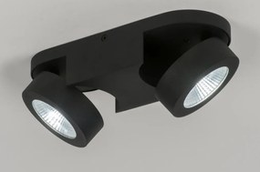 Stropní designové LED svítidlo do chodby AV Black II