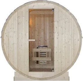 RAKOUSKÝ produkt - Venkovní sudová sauna TROMSÖ M pro 2 osoby 189x 120 x 191,5 cm ( F50120 )