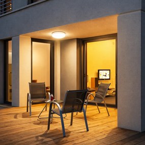 LED Solution Bílé přisazené LED svítidlo Plano kulaté 295mm 24W IP44 76191