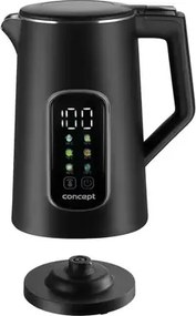 RK3385 černá / Rychlovarná konvice / regulace teploty / 1,7 l / LED di