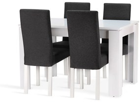 Jídelní sestava NELY stůl + 4 židle