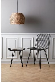 Villa Collection Kovová Židle Svale Black 41 cm