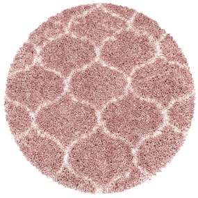 Ayyildiz Kusový koberec SALSA 3201, kulatý, Růžová Rozměr koberce: 120 cm KRUH