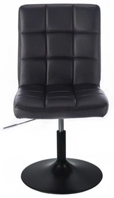 LuxuryForm Židle TOLEDO na černém talíři - černá