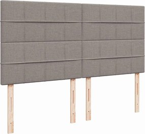 Box spring postel s matrací taupe 180x200 cm textil 3292139