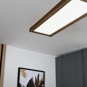 Brilagi - LED Koupelnové svítidlo WOODY FRAME LED/40W/230V 120x30 IP44 dub ořech