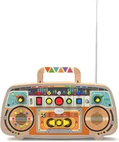 2Kids Toys Activity board Dřevěné FM rádio / od 1 roku