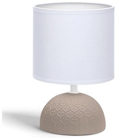 Aigostar B.V. | Aigostar - Stolní lampa 1xE14/40W/230V hnědá/bílá | AI0160