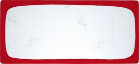 Jersey prostěradlo světle červené na výšku matrace do 30 cm Velikost: 90 x 200
